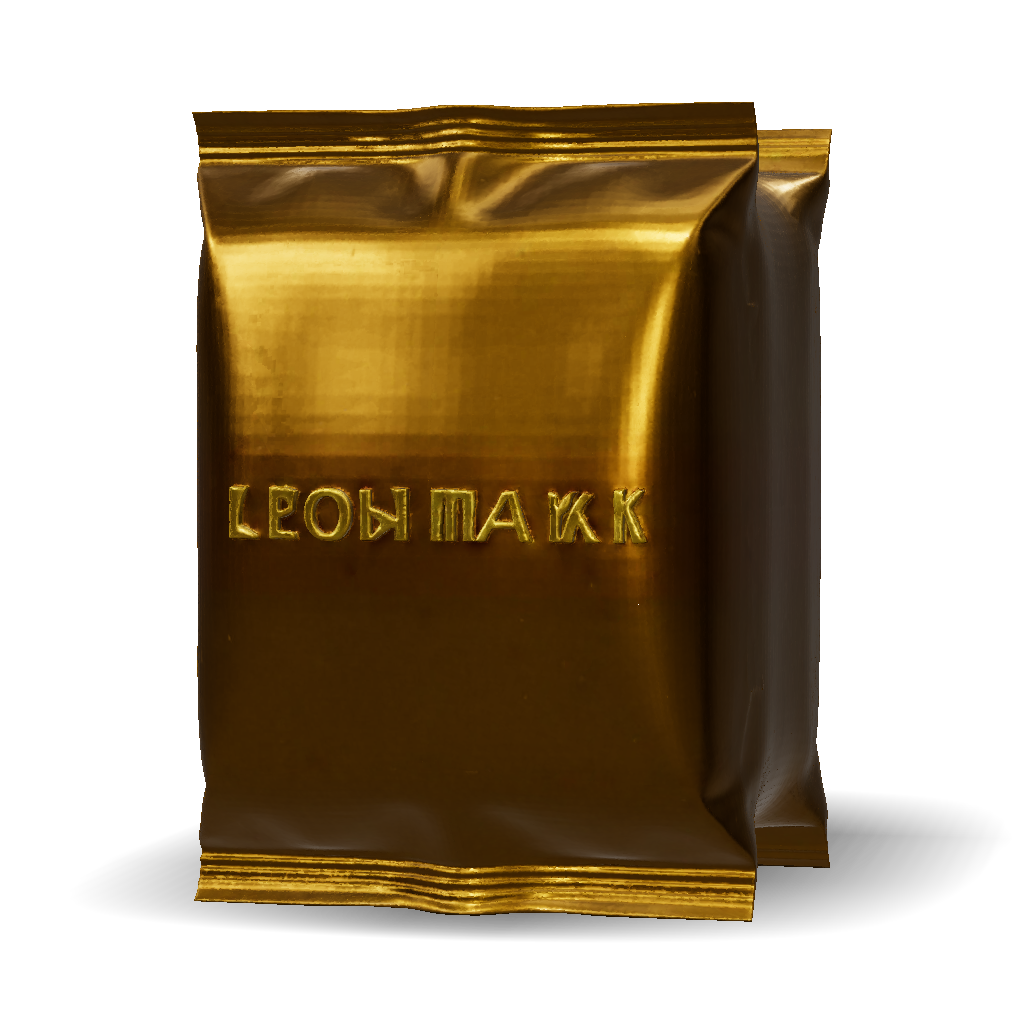 3D Model: Luxury trading card booster pack mockup sealed vertical foil ...